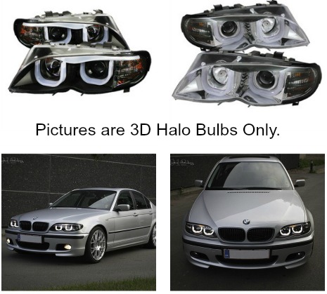 BMW E46 (2002-2005) Headlights Installed