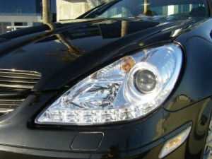 MB SLK Headlights Installed
