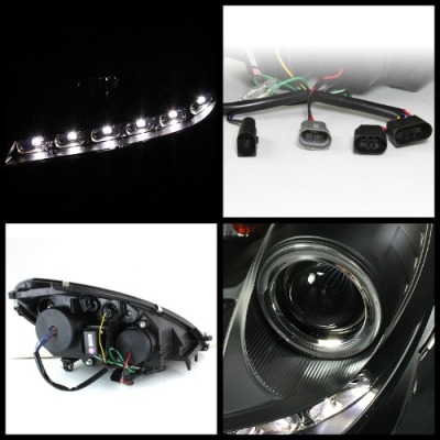 MB SLK Headlights Installed