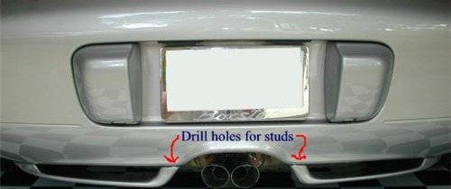 Boxster (986) 2pc Rear Bumper Diffuser Set (1997-2004)