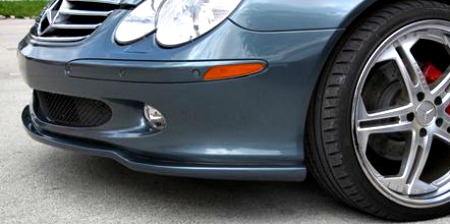 Mercedes Benz SL R230 Tuner Style Front Lip Spoiler (2002-2006)